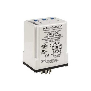 Macromatic Volt Sensor Relay,120VAC,10A @ 240V,DPDT VAKP120A - 1 Each ...