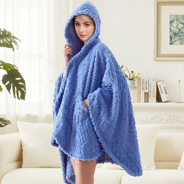 hooded throw