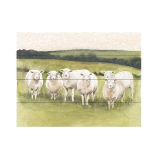 Victoria Borges 'Spring Flock I' Wood Slat Art - Bed Bath & Beyond ...