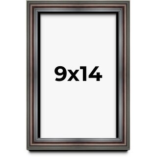9x14 Shadow Box Frame Brown Cherry | 2.625 Inches Deep Pine Wood - Bed ...