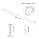 Cabinet Door Restraint Kit Stainless Steel Flexible Braided Cable Door ...