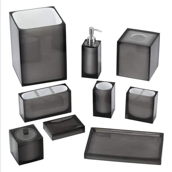Avanti Soho 4 Pc Bath Accessory Set - Smoke - Bed Bath & Beyond - 38439131