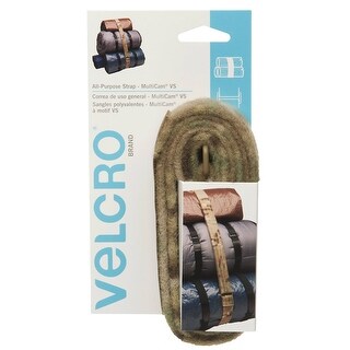 Velcro 91758 All Purpose Strap, MultiCam, 6' L x 1-1/2" W - Bed Bath ...