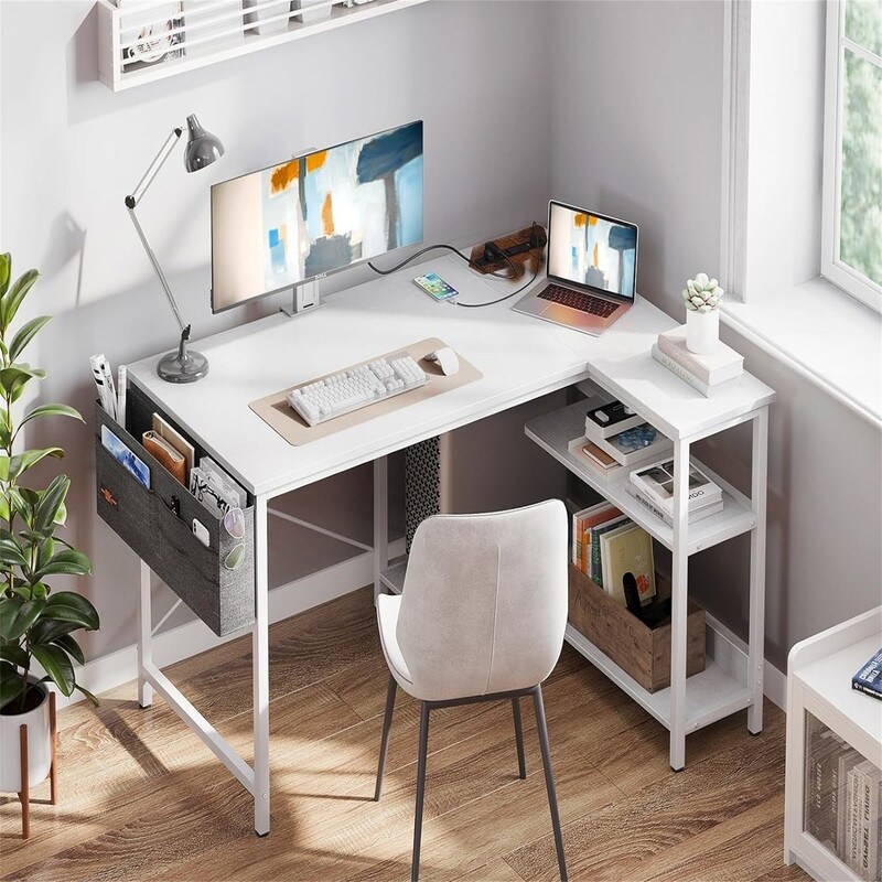 40 inch desk white store