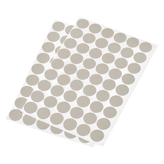 21mm Dia PVC Self Adhesive Screw Hole Cover Stickers 4 Sheet/216pcs ...