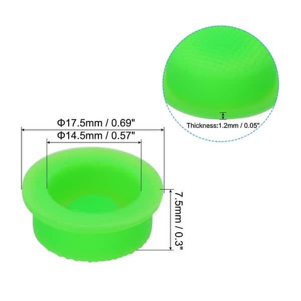 0.57" LED Flashlight Switch Cap, 10 Pcs Silicone Soft Boot Cover - Bed ...