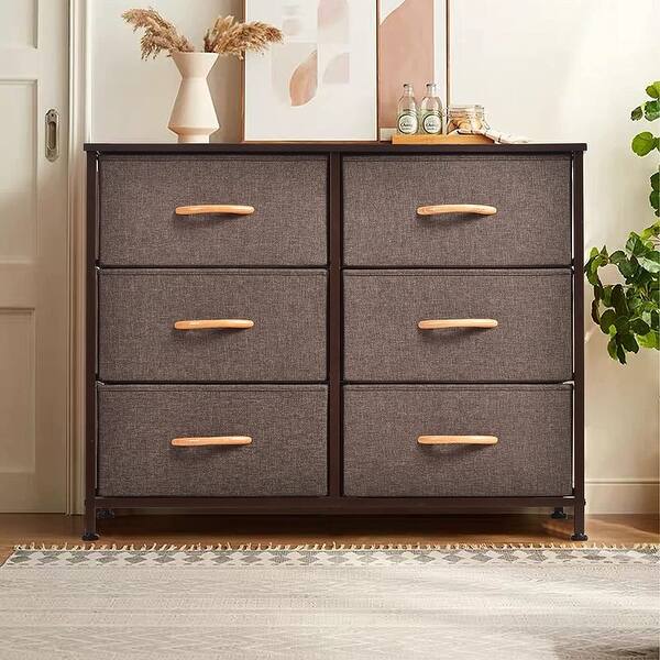 Fabric Storage Chest, Storage Tower Double Dresser with 6 or 7 Drawers ...