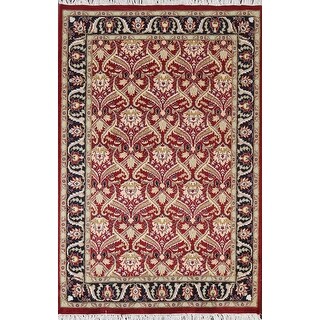 Vegetable Dye Traditional Aubusson Oriental Area Rug Wool Hand-knotted ...