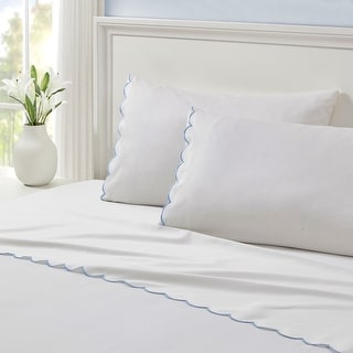 Peri Home Scallop Sheet Set - Bed Bath & Beyond - 43027943