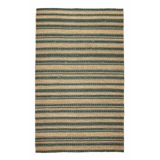 ECARPETGALLERY Sienna Green Jute Rug - 5'0 x 8'0 - Bed Bath & Beyond ...