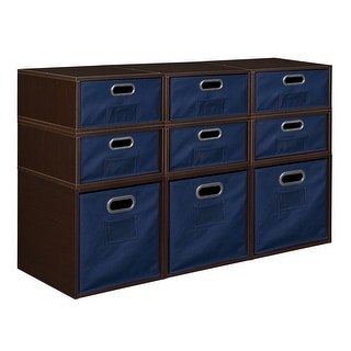 Noble Connect Storage Set- 3 Full Cubes/6 Half Cubes with Foldable ...