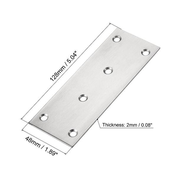 Flat Straight Brace Repair Plate Stainless Steel Mending Brackets ...
