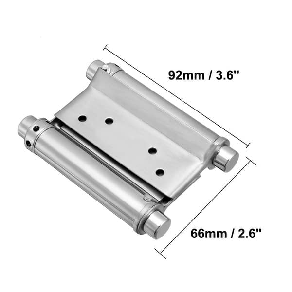 Double Action Spring Hinge 3" Heavy Load Hinges with Tension Adjustment ...