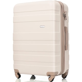 Ivory+Gold Luggage Expandable Hardshell Luggage Hardside Lightweight ...