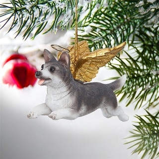 Design Toscano Siberian Husky Angel Dog Christmas Ornament - Bed Bath ...