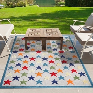 Superior Juniper Whimsical Modern Indoor Outdoor Area Rug - Bed Bath ...