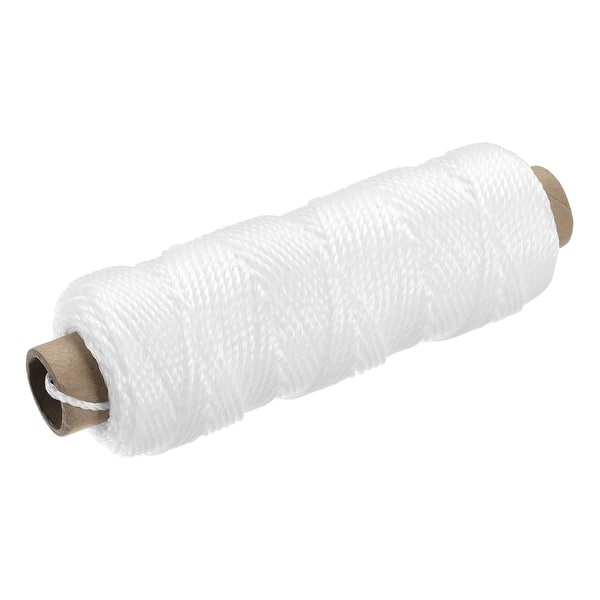 Twisted Nylon Mason Line White 50M/164 Feet 2MM Dia for DIY Projects ...