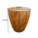 Bucket Shaped Coffee Table for Dining Room and Living Room - Bed Bath ...