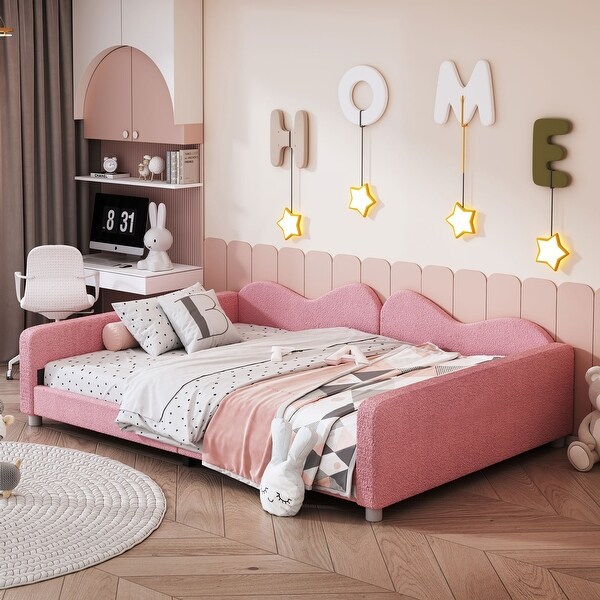 Full size Elegant Design Upholstered Daybed Sofabed Bed Bath Beyond 42379928