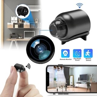 HD 1080P Mini Camera Night Vision Wifi Camcorder Home Security DVR ...