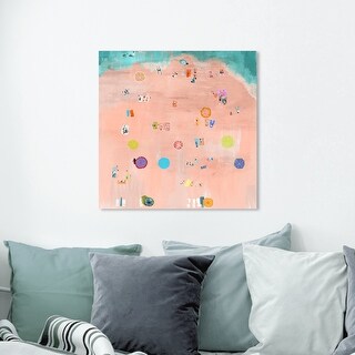 Oliver Gal 'Beach Day Summer' Nautical and Coastal Wall Art Canvas ...