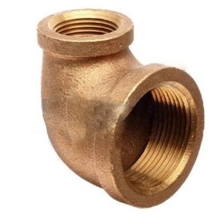 1 in. L-90 Bronze 90 Reducing Elbow in Modern Style - Bed Bath & Beyond - 39110873