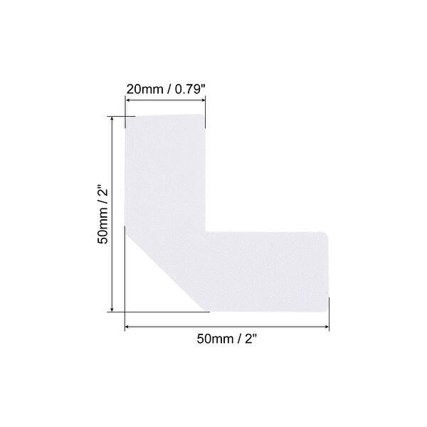 5s Location Marking Corner 2x2x0.79" 25Pcs Notch L Shaped Floor Marker ...