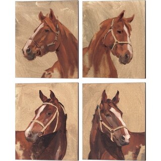 Jacob Green 'Thoroughbred' Canvas Art (Set of 4) - Bed Bath & Beyond ...