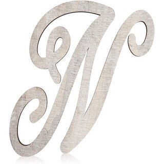 Rustic Wood Monogram Letter N (13 in.) - Bed Bath & Beyond - 33030696