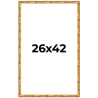 26x42 Frame Gold Real Wood Picture Frame Width 1 inches | Interior ...