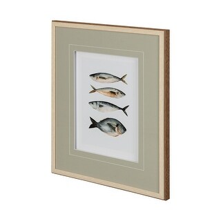 Four Fish I Framed Art Print - Bed Bath & Beyond - 39197426