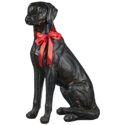 Sullivans Labrador Figurine 26"H Black - 9"L x 14"W x 26"H - Overstock ...