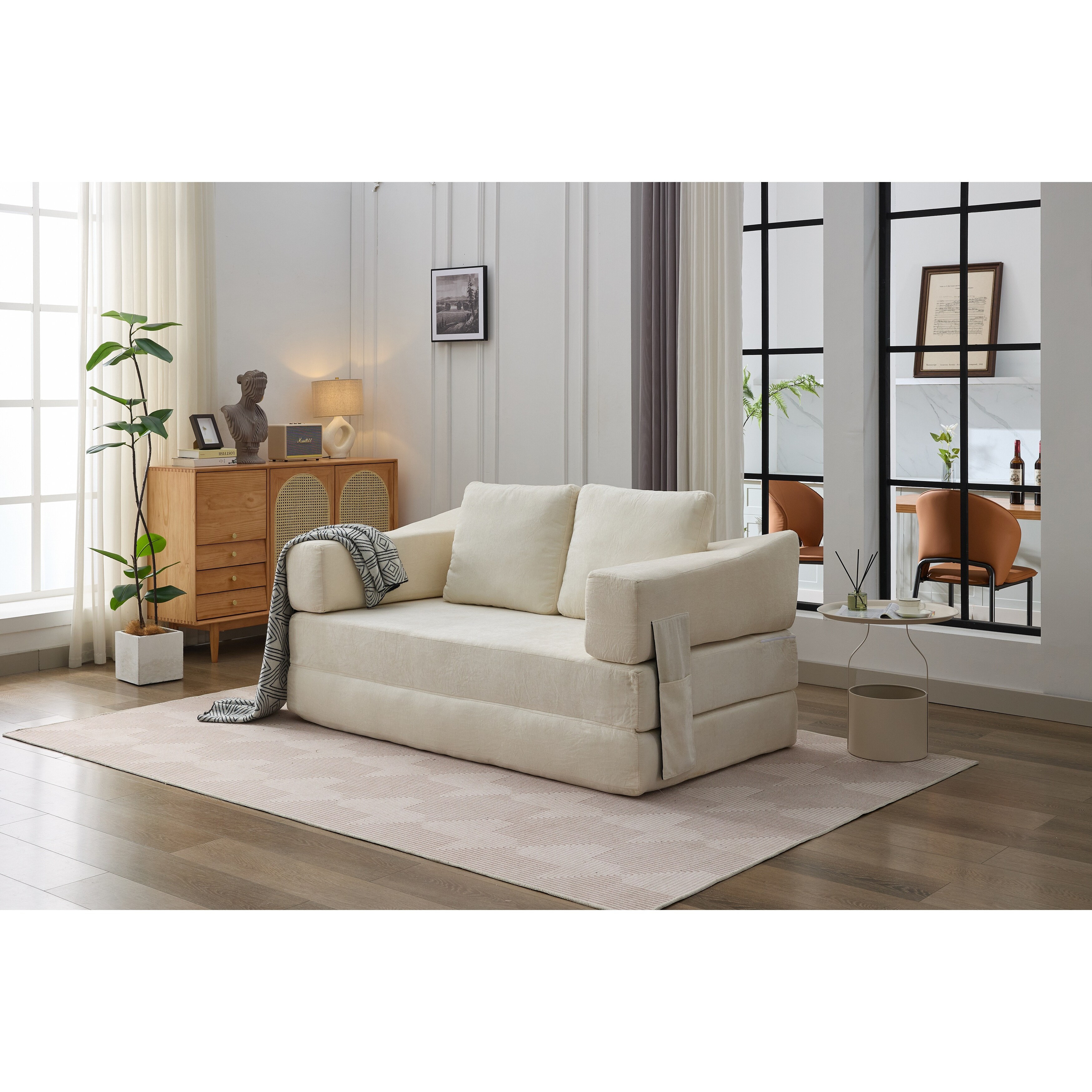 Fold out lounge store