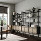 Nathan James Theo Open Shelf Industrial Bookcase with Drawers or Cabinets - Bed Bath & Beyond ...