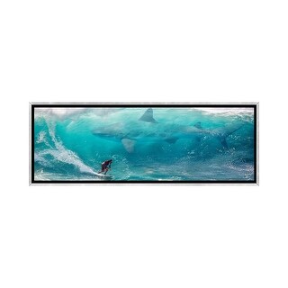 iCanvas "Sh-rk Surfer" by David Loblaw Framed - Bed Bath & Beyond ...