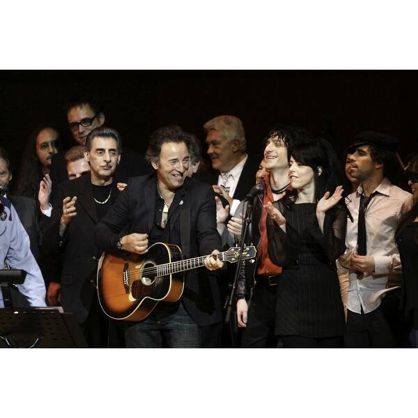 Bruce Springsteen and friends on stage at Carnegie Hall Photo Print ...