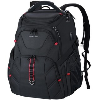 17.3'' Travel Laptop Backpack TSA Friendly, Water Resistant Anti Theft ...