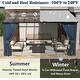 Wall Mounted Gazebo, Outdoor PC Board Roof Canopy Pergola Awnings with ...