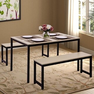 Modern 3-Piece Dining Table Set with Chairs for Dining Room - Bed Bath ...