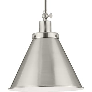Progress Lighting Hinton 12" Wide Pendant with Metal Shade - Bed Bath ...