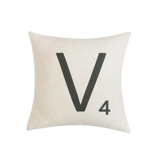 Letter-V4 With Feather Down Insert Pillow - Bed Bath & Beyond - 41972373