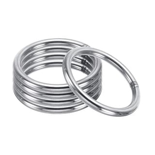 48mm Metal O Rings, 5Pcs 304 Stainless Steel Round Rings for Hardware ...
