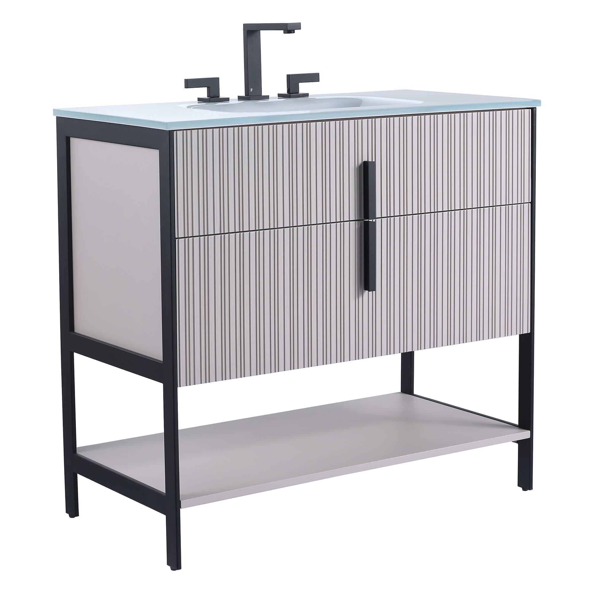Modern & Contemporary, Glass Bathroom Vanities - Bed Bath & Beyond