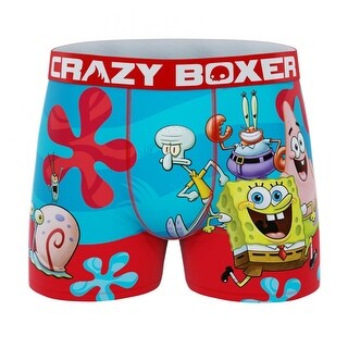 Crazy Boxer Spongebob Squarepants And Friends Mens Boxer Briefs - Bed ...