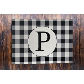 MONO BLACK & WHITE P Outdoor Mat By Kavka Designs - Bed Bath & Beyond ...