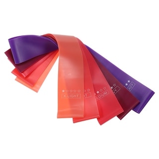 10pcs Resistance Bands Set with 5 Levels, 5-Color - Bed Bath & Beyond ...