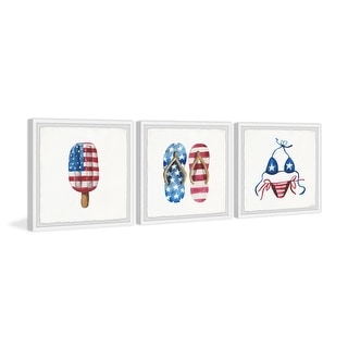 Summer Cool-Off Triptych - Bed Bath & Beyond - 33148361