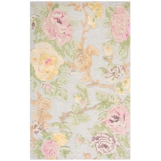 SAFAVIEH Handmade Glamour Sevinc Floral Rug - On Sale - Bed Bath ...