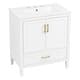 Christopher Knight Home - Kensington 30" Freestanding Fluted Bathroom ...