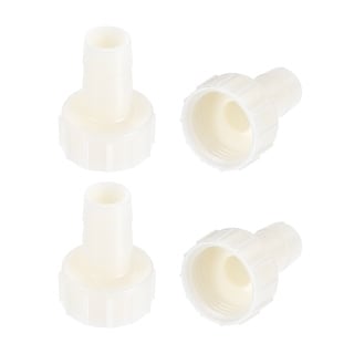 ABS Hose Barb Fitting Coupler,mm Barb x G1/2 Female Thread Pipe Adapter ...